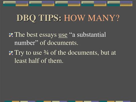 Ppt Answering A “ Dbq ” Powerpoint Presentation Free Download Id