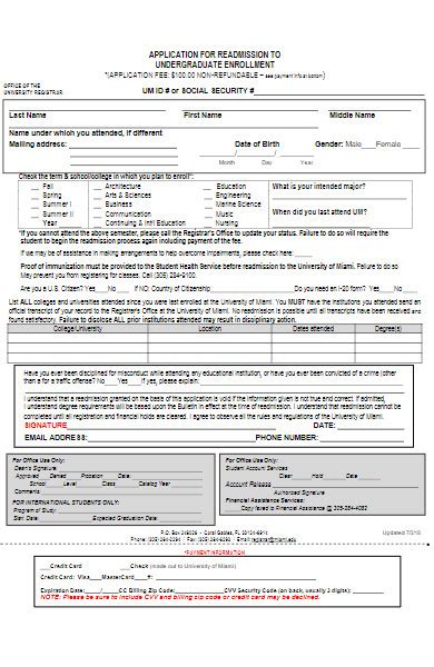 Free 50 Readmission Forms Download How To Create Guide Tips