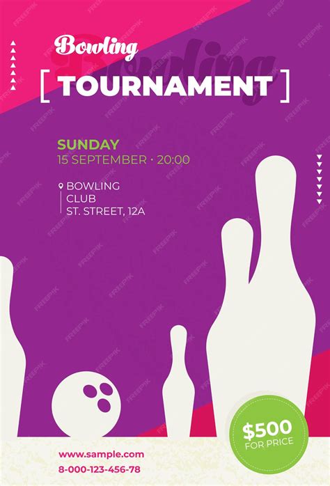Premium Vector Bowling Ball And Pins Isolated On Background