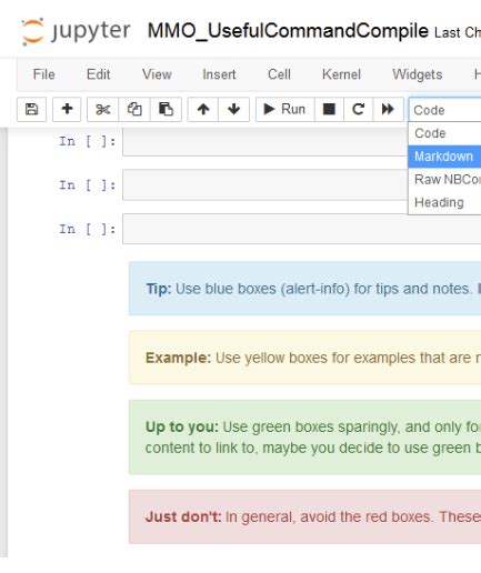 tutorial notebooks