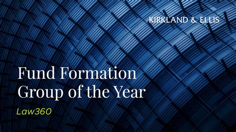 Jaime Schechter On Linkedin Fund Formation Group Of The Year Kirkland