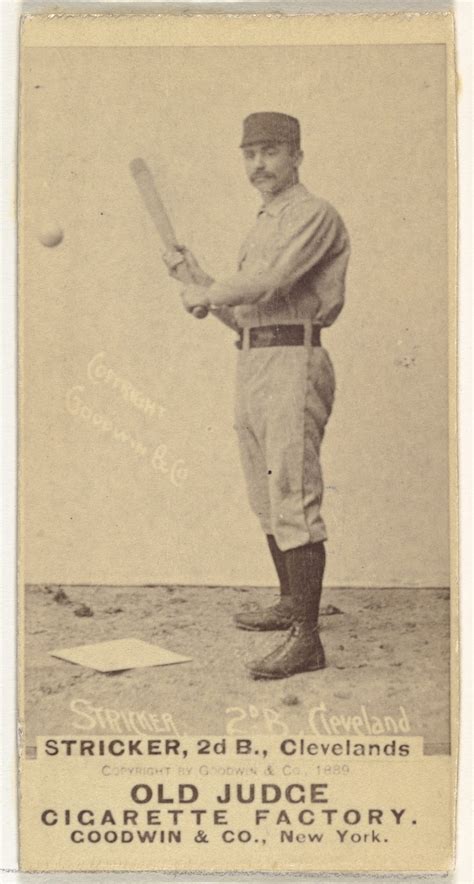 Issued By Goodwin And Company John A Cub Stricker 2nd Base