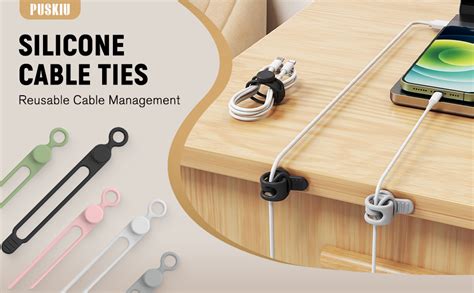 Data Cable Organizer 2026 Upgrade Silicone Headphone