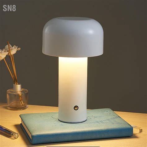Sn8 โคมไฟเห็ดสามสีไฟ Led ลูกปัด Stepless Dimming โคมไฟเห็ด Night Light
