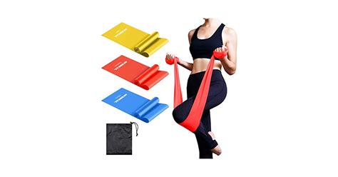 Oundeal Set Di 3 Fascia Elastica Fitness Bande Elastiche Fitness