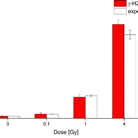 Comparison Of The Observed Number Of C H2AX Foci Per Cell With The