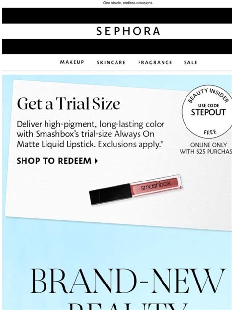 Sephora Trial Size 💋 For Daytime To Date Night Milled