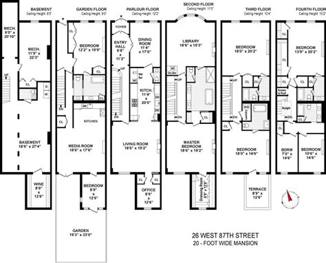 Historic Brownstone Floor Plans Historic Brownstone Floor Plans