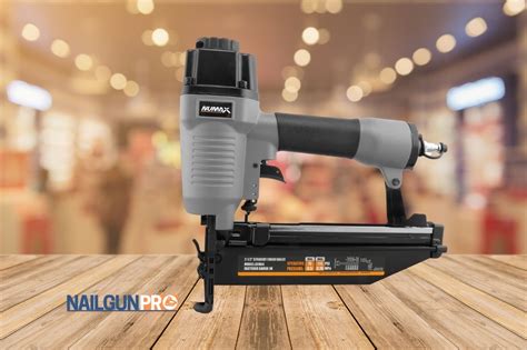 NuMax SFN Gauge Straight Finish Nailer Review NailGunPro