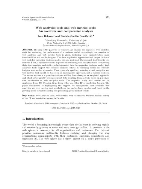 web analytics tools and web metrics tools an overv pdf pdf