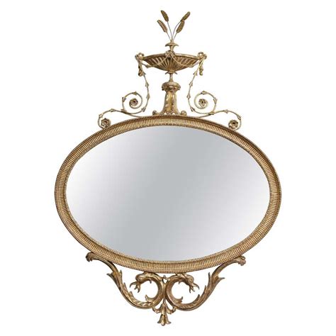 Regency Convex Giltwood Mirror For Sale At 1stdibs