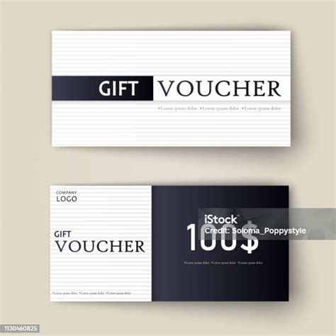 벡터는 럭셔리 선물 상품권의 설정 우아한 축제 선물 카드 쿠폰 및 인증서에 대 한 템플릿 할인 쿠폰 서식 파일 벡터 일러스트 레이 션 Eps10 0명에 대한 스톡 벡터 아트