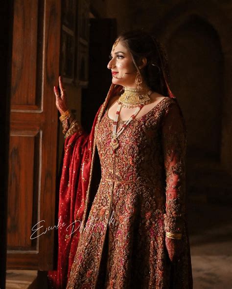 Designer Pakistani Embroidered Long Split Anarkali With Furshi Garara
