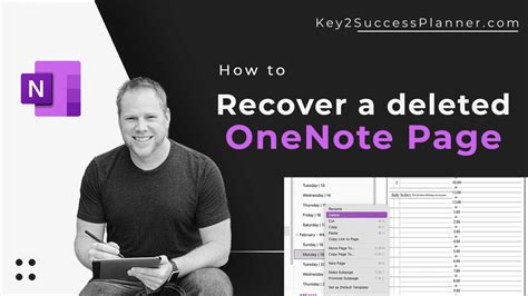 How To Recover Deleted OneNote Page