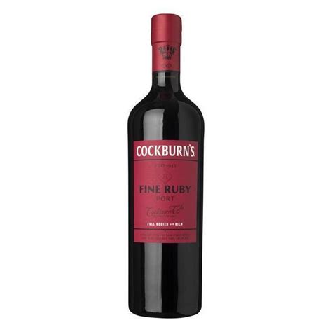 Cockburns Fine Ruby Port 075l
