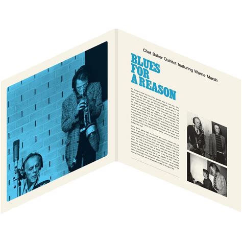 Chet Baker And Warne Marsh Blues For A Reason 2023 Reissue W Bonus T