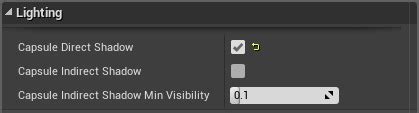 Capsule Shadows | Unreal Engine Documentation