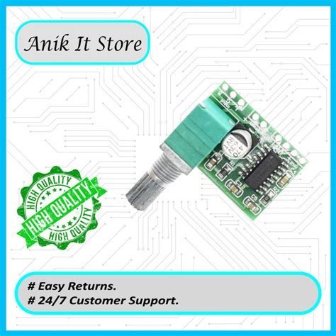 Amplifier With Volume Control Pam8403 Bd