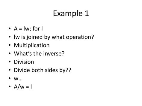 Ppt Literal Equations Powerpoint Presentation Free Download Id5746041