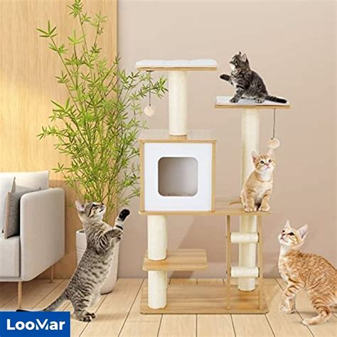 Loomar Katten Krabpaal Katten Krabpaal Voor Grote Katten Katten Krabmeubel Bol Com