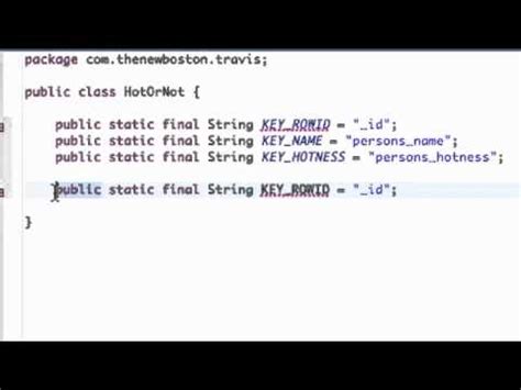 Android Application Development Setting Up Sqlite Database