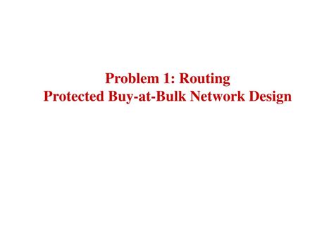 Ppt Algorithmic Issues In Optical Network Design Powerpoint
