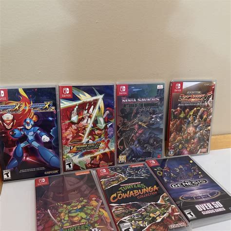 Nintendo Switch 7 Game Lot Side Scroller Beat ‘em Up Arcade Classics