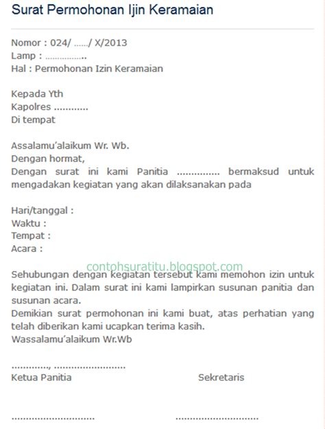 Contoh Surat Izin Mengadakan Kegiatan Ke Desa Delinewstv