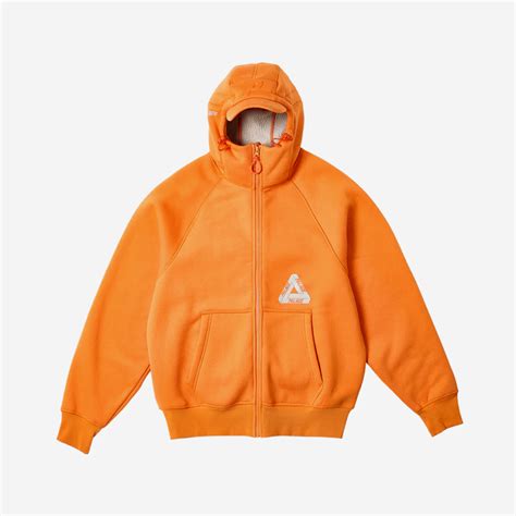 팔라스 써멀 본디드 캡 후드 타이거 오렌지 23fw Palace Kream
