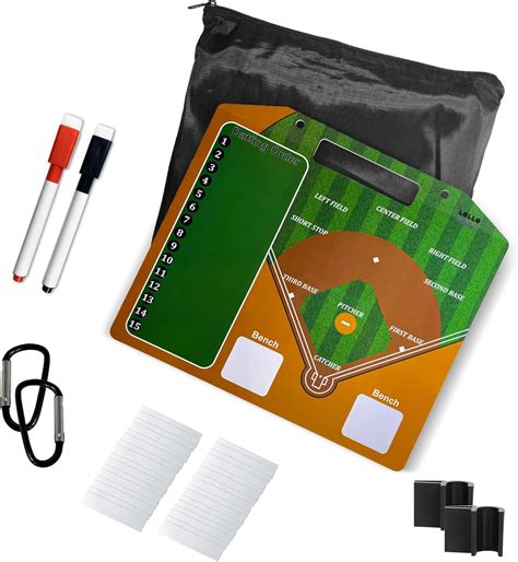 Lollo Wave Baseball Clipboard For Coaches Dry Erase