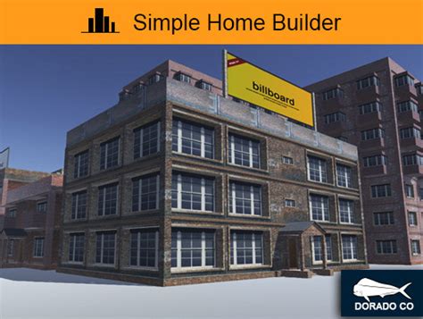 Simplehomebuilder 모델링 Unity Asset Store