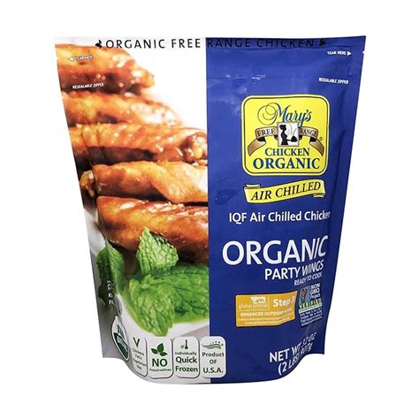 Marys Chicken Chicken Party Wings Frozen Organic Step 3 32 Ounce Grocery
