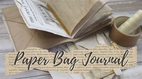Paper Bag Journal Paper Bag Scrapbook Paper Bag Album Paper Bag Crafts
