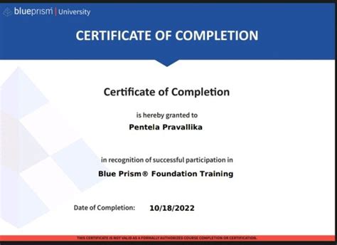 pravallika pentela on linkedin blueprism