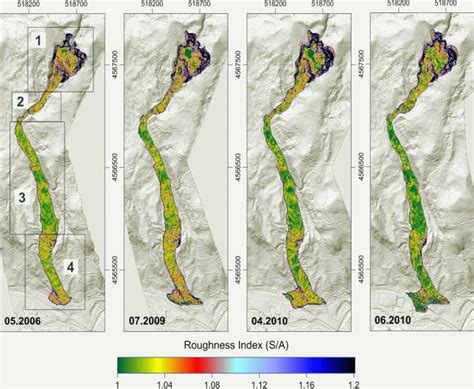 Spatial Distribution Of Surface Roughness In Different Times