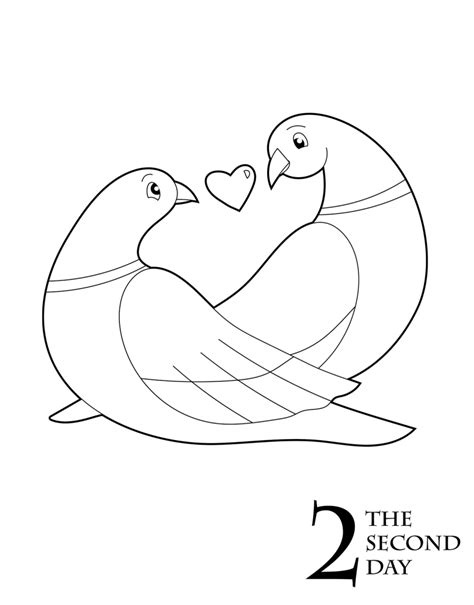 Dove Coloring Pages Printable