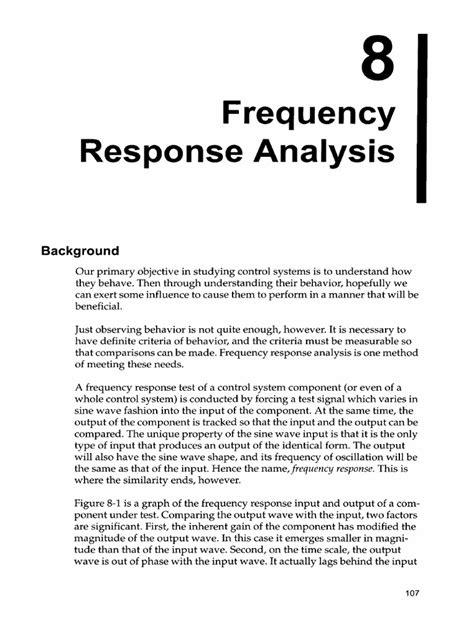Frequency Response Analysis Pdf Electrical Engineering Electronics