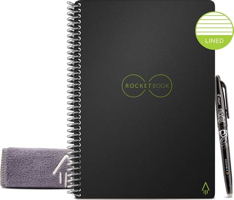 Rocketbook Core Reusable Smart Notebook Innovative Eco Friendly Digitally Connected Notebook