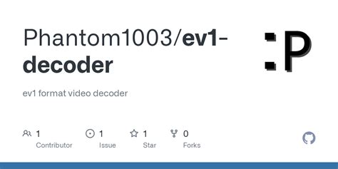 Releases · Phantom1003ev1 Decoder · Github