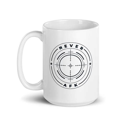 White Fps Gamer Afk Fact Mug Shooter Target Dubsnatch