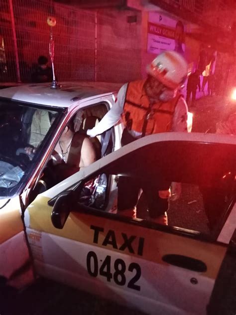 El Orbe Al Momento Taxista Lesionado En La 11ª Poniente Entre 12ª Y