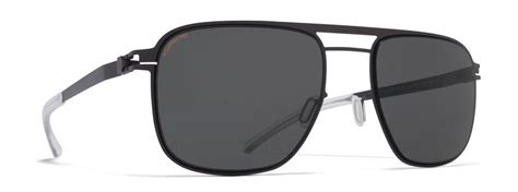 Mykita Eli Storm Grey Black Polarized Hi Con Grey