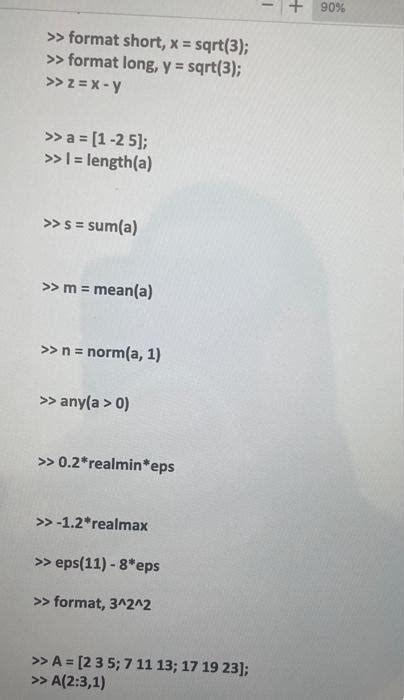 Solved ≫ Format Short X Sqrt3 ≫ Format Long Y