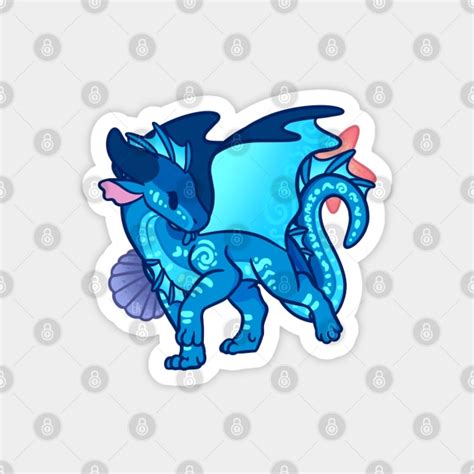 Chibi Tsunami Wings Of Fire Magnet Teepublic