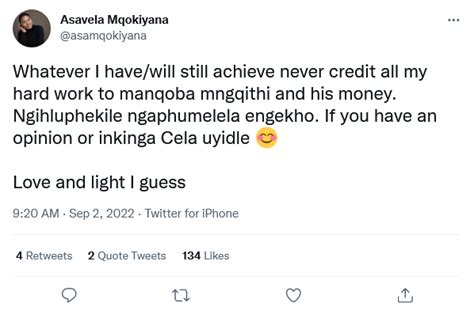 Asavela On Why Her Famous Father Manqoba Mngqithi Should Not Get Credit