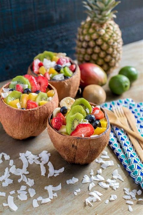 Tropical Fruit Salad With Agave Lime Dressing