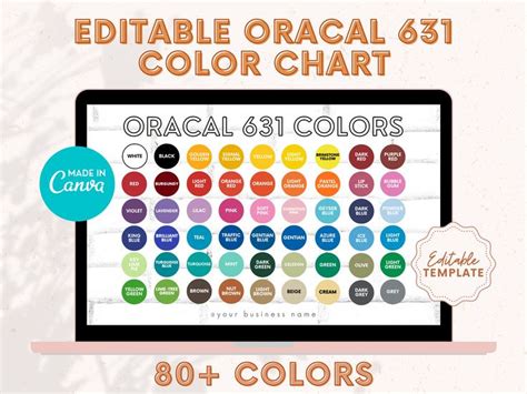 Oracal 631 Color Chart