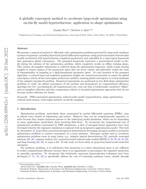 Pdf A Globally Convergent Method To Accelerate Large Scale