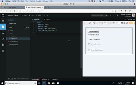 Checkbox And RadioButton Do Not Respond To State Change Of Disabled