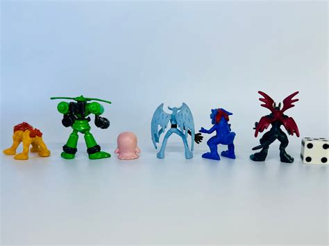 Vintage Set Of 6 Bandai Ht Digimon Mini Figures Lot Of 6 Mini Digimon
